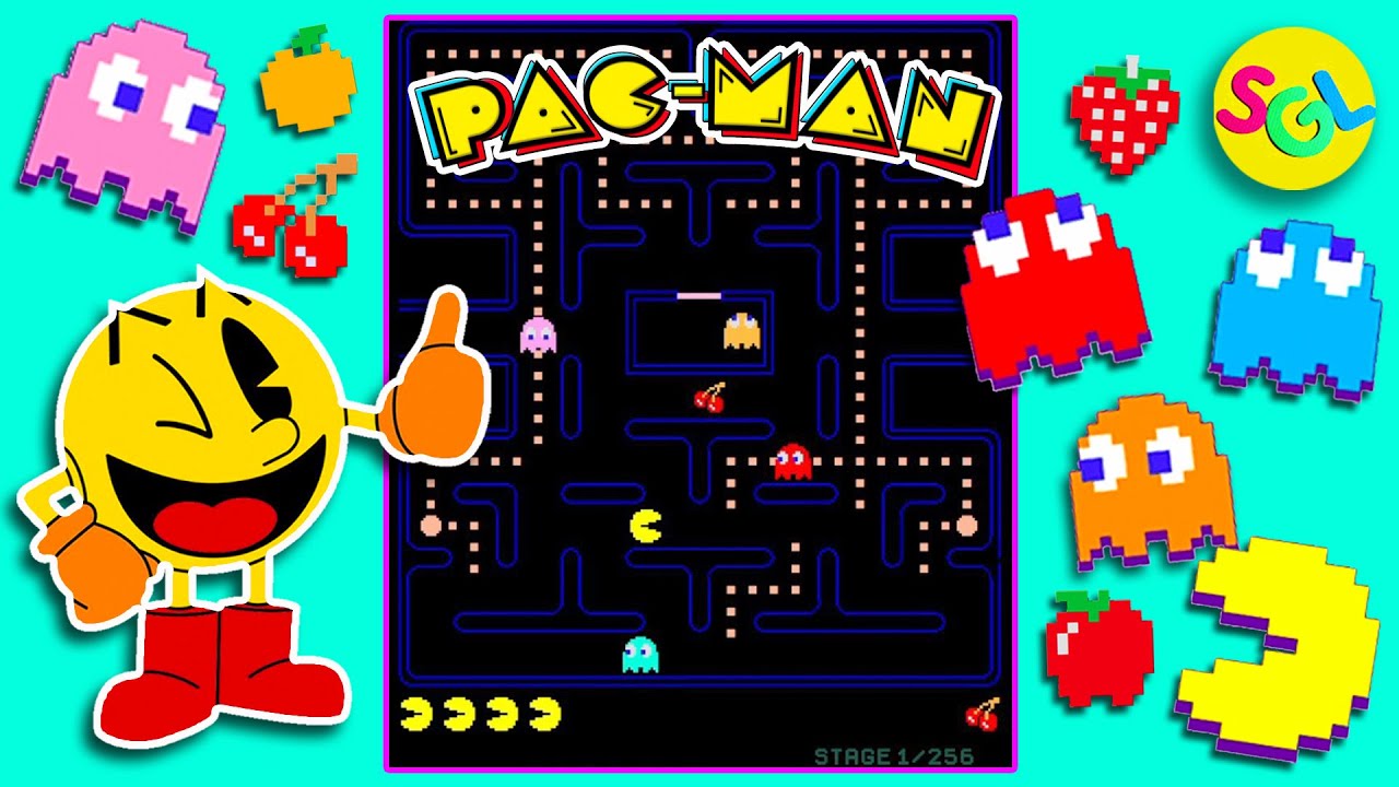PAC-MAN 8Bit Retro Classic Arcade Game | Pacman iPad iPhone Gameplay ...