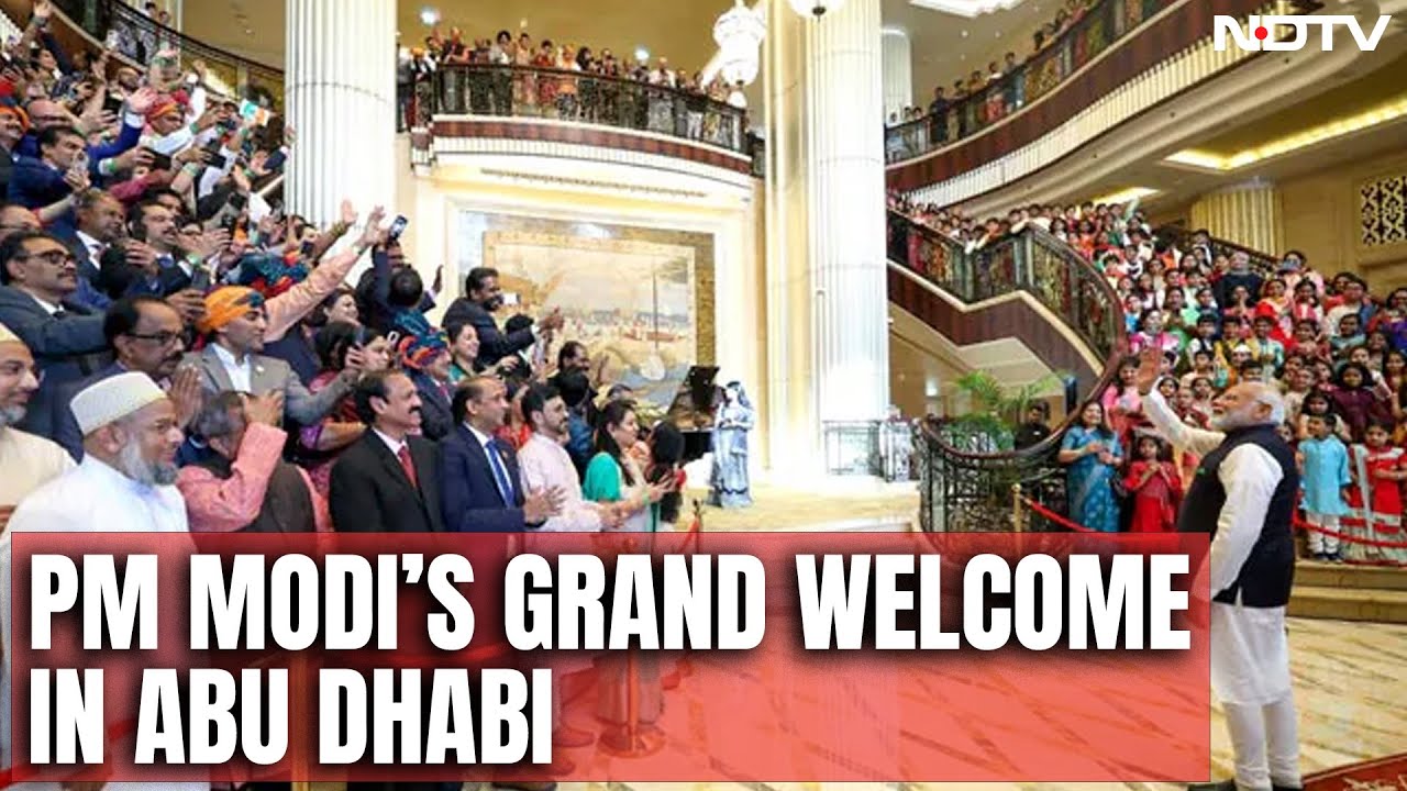 Ahlan Modi Event | PM Modi Receives Grand Welcome By Indian Community ...