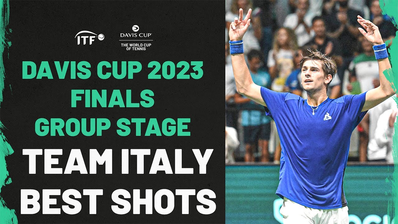 Team Italy Best Shots | 2023 Davis Cup Finals Group Stage - YouTube