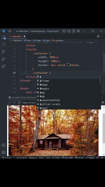 How to control your image using object-fit CSS #shorts - YouTube
