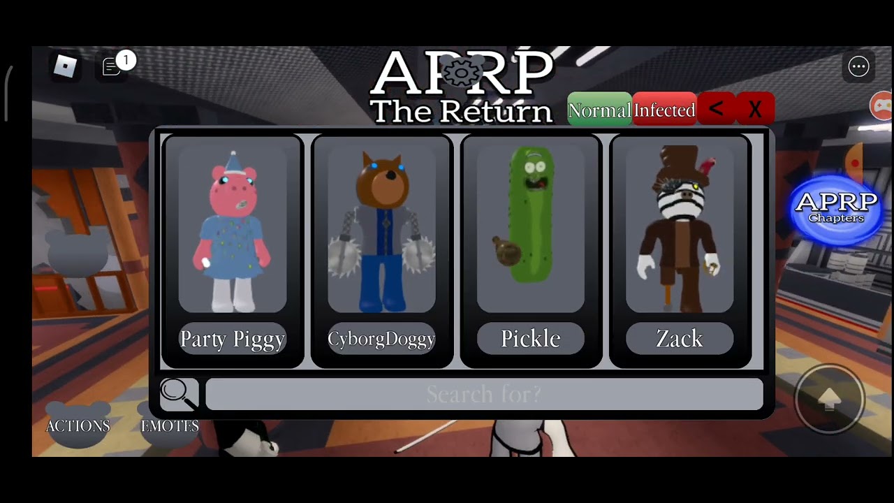 how to get party piggy in piggy aprp return Roblox - YouTube