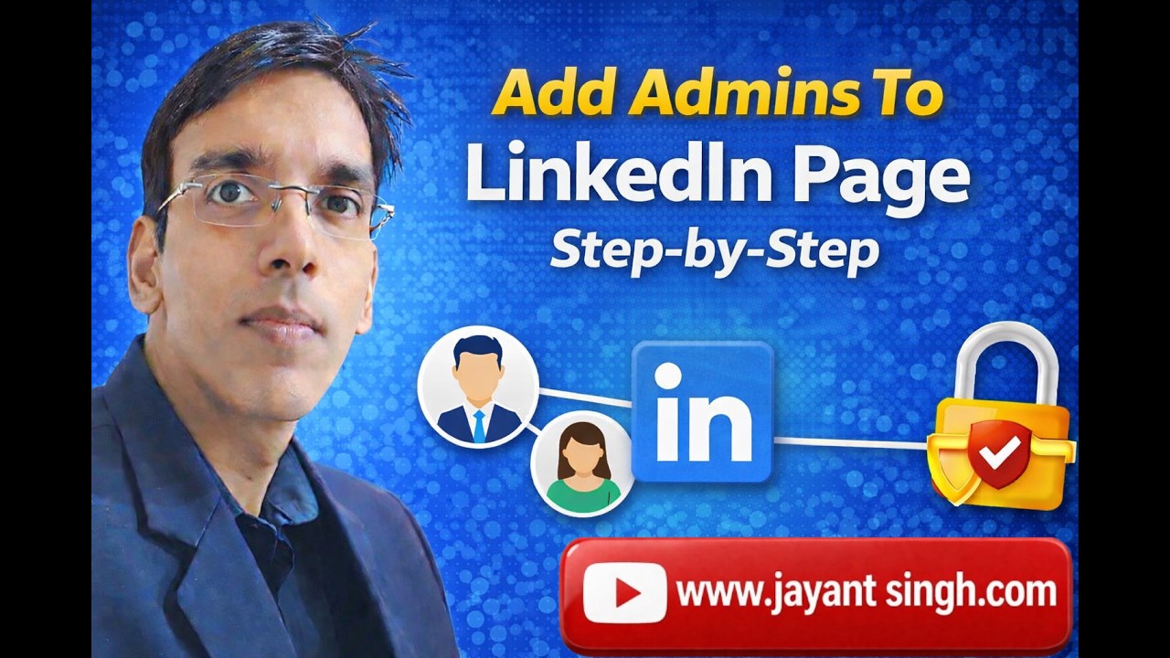 LinkedIn Business Page Access: How to Add Admins and Team Members - YouTube