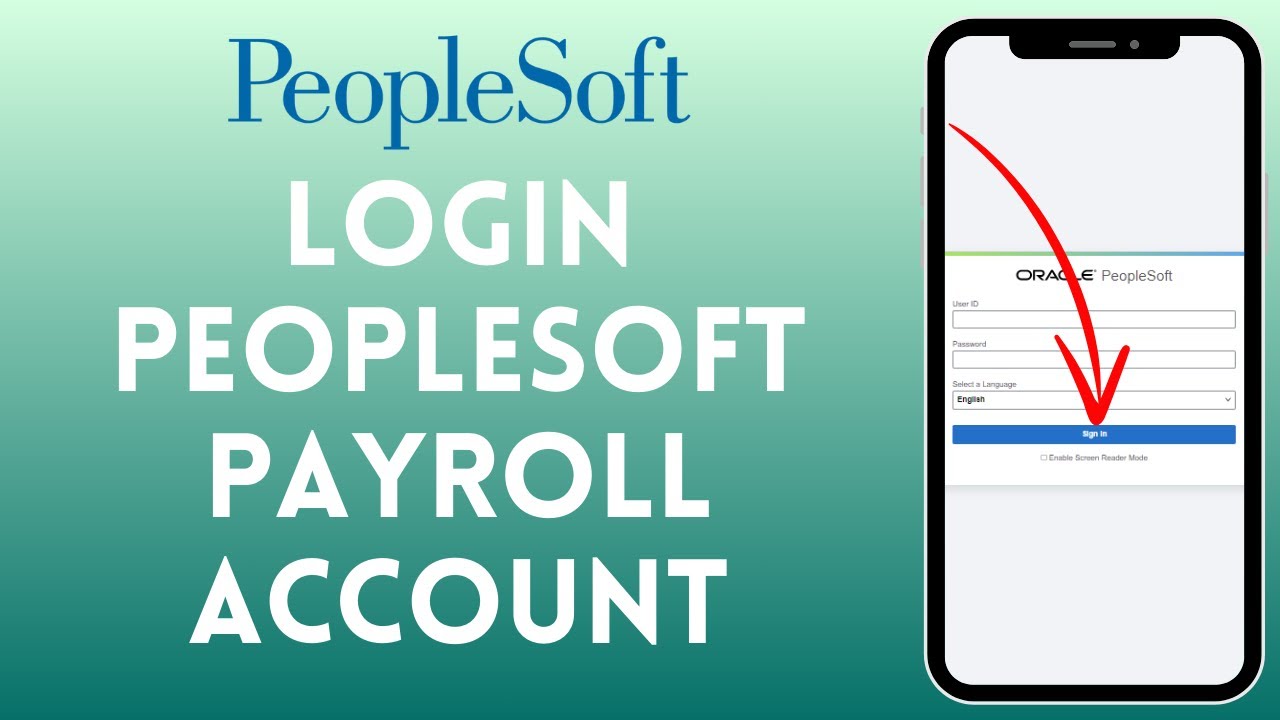 How To Login Peoplesoft Payroll | Peoplesoft Employee Login 2024 - YouTube