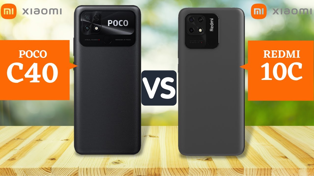 Poco C40 vs Xiaomi Redmi 10C - YouTube