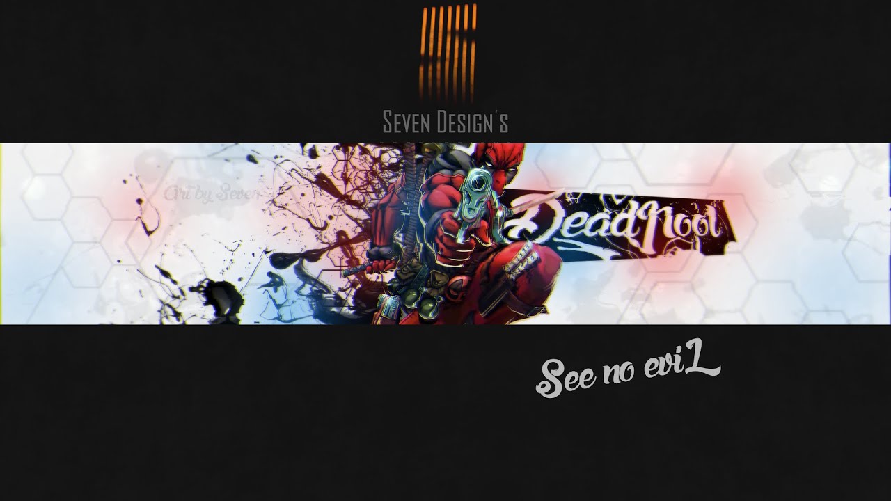 Tutorial: DeadPool YouTube banner - YouTube