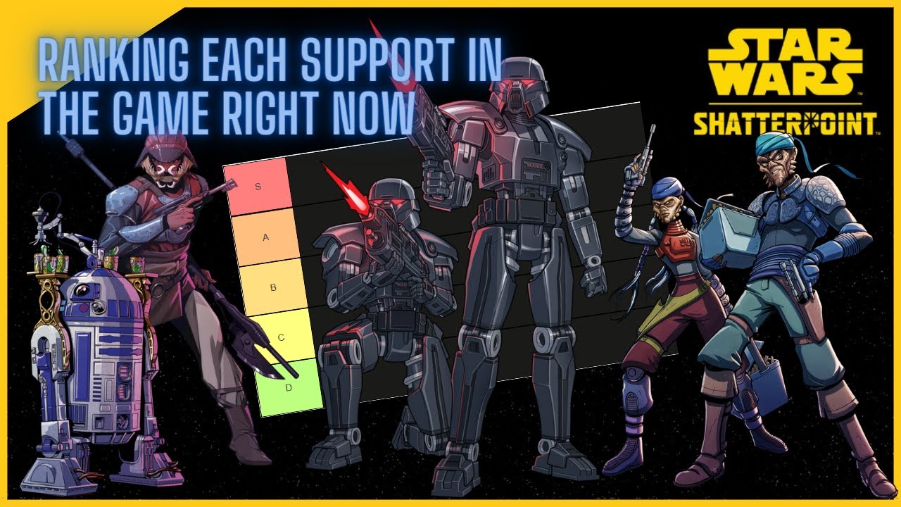 Star Wars Shatterpoint: Which Support Units are the Best Right Now V2.0 ...
