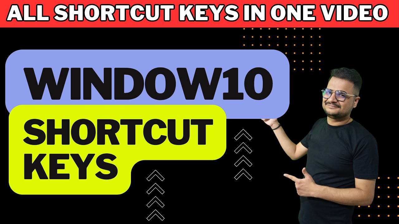Window 10 Shortcut Keys | All Shortcut Keys in one video - YouTube