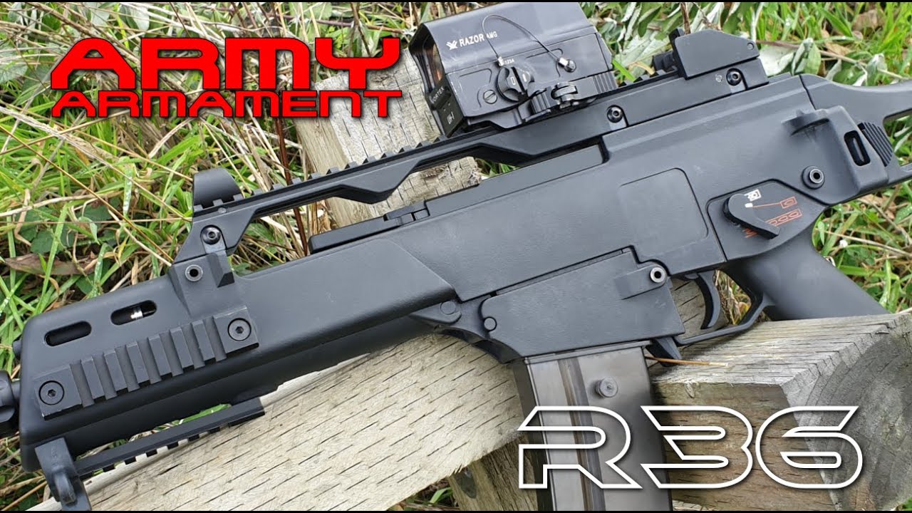 Army Armament R36 GBBR (G36C) - Does cheap mean bad?? - YouTube