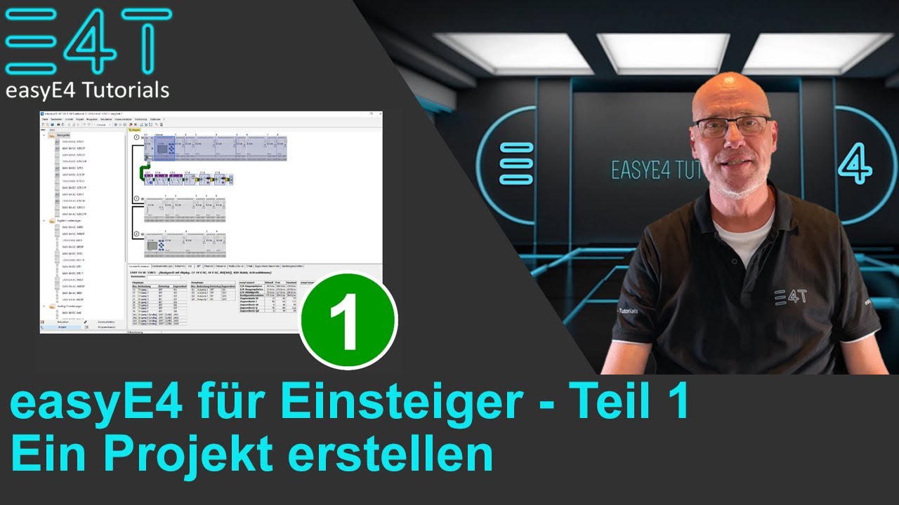 Kleinsteuerung easyE4 für Einsteiger Teil 1 - Ein Projekt erstellen mit ...