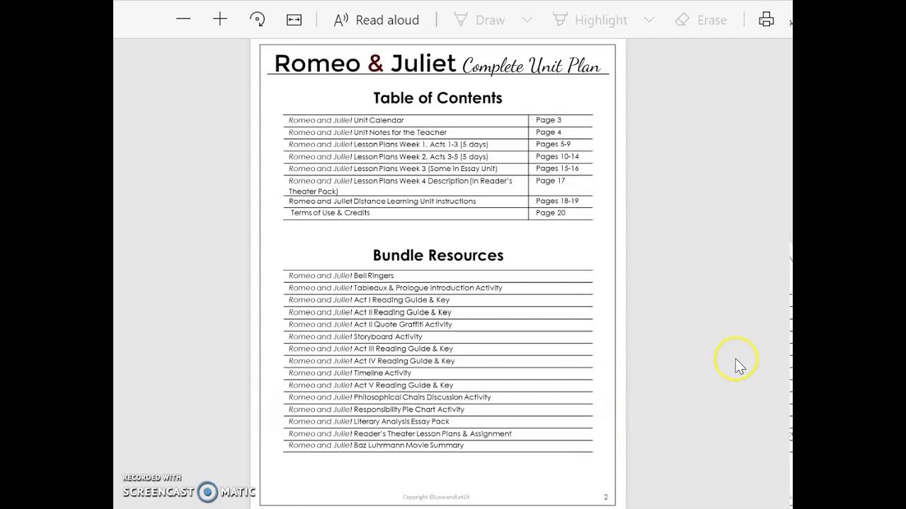 9th Grade English Curriculum for an Entire Year - YouTube