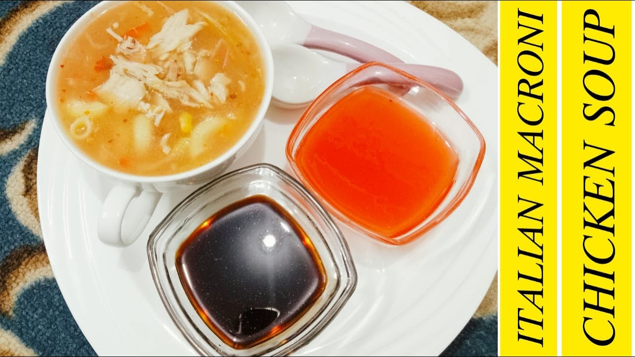 HOW TO MAKE italian macroni soup |winter recipe| tempting food with ...