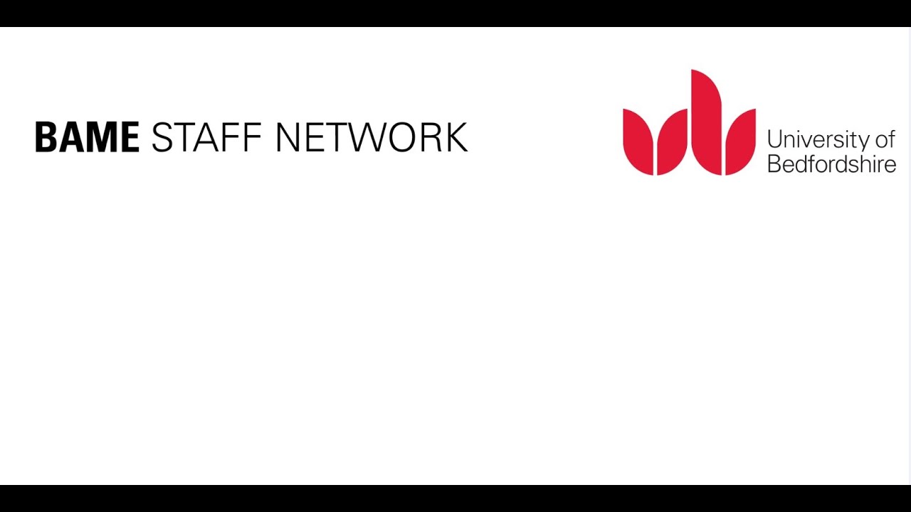 BAME Staff Network Launch Event - YouTube