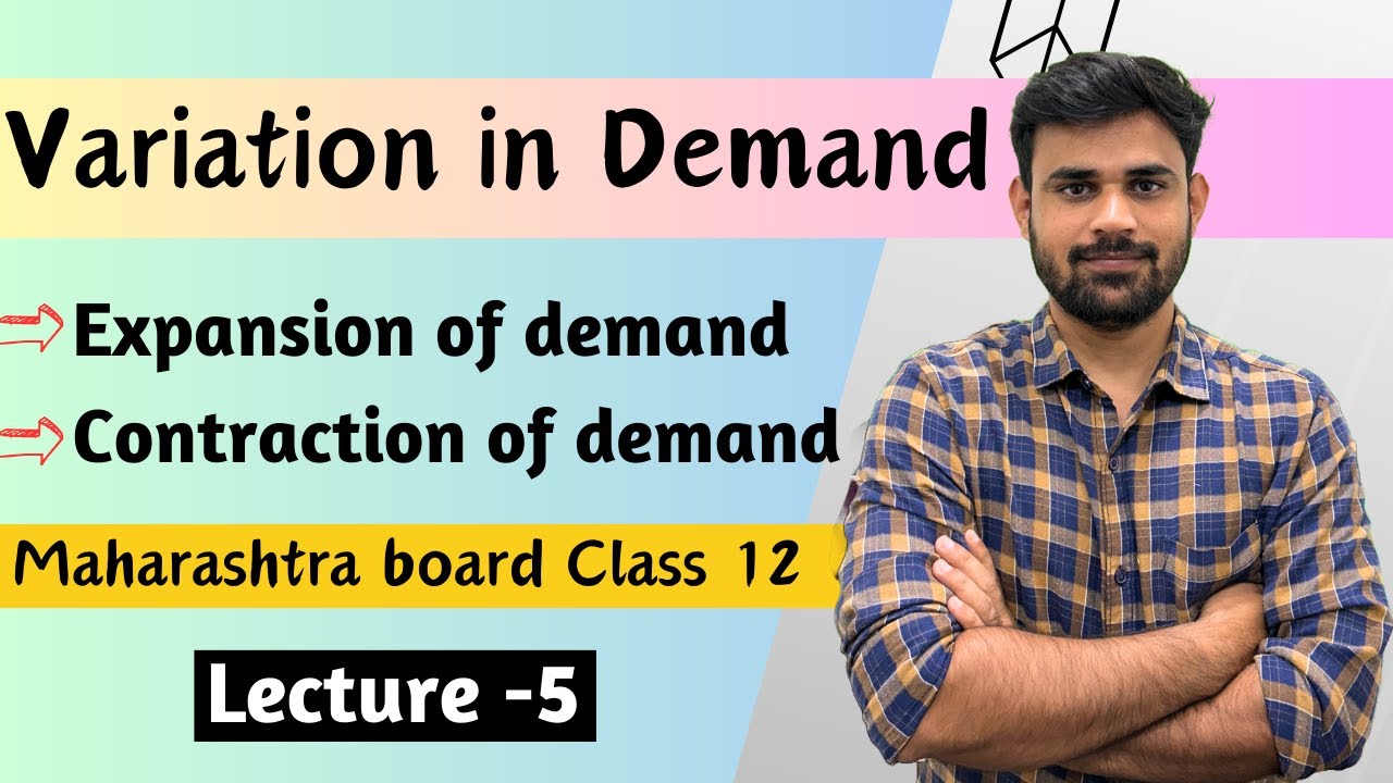 variation in demand class 12, Expansion of demand, Contraction of demand - YouTube