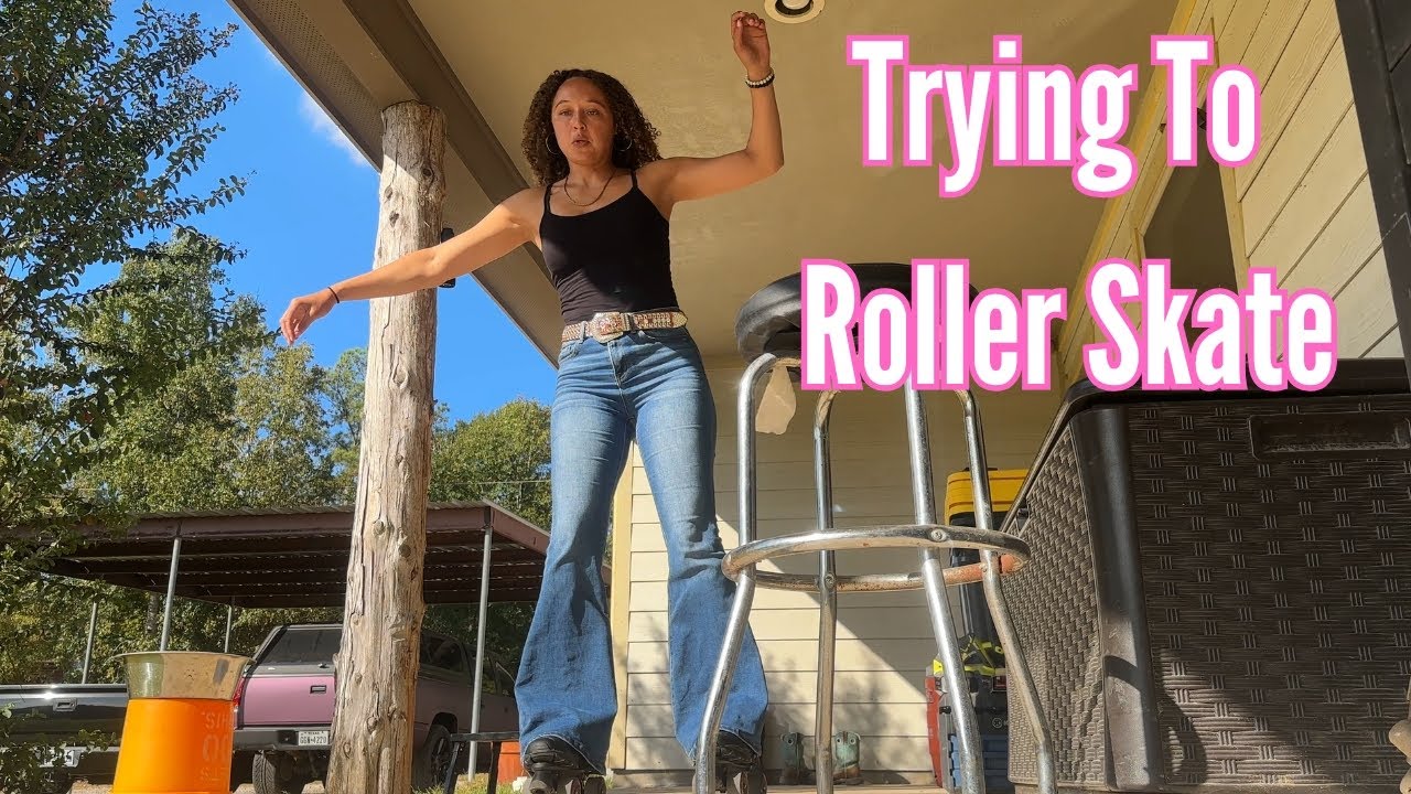 Trying To Roller Skate - YouTube
