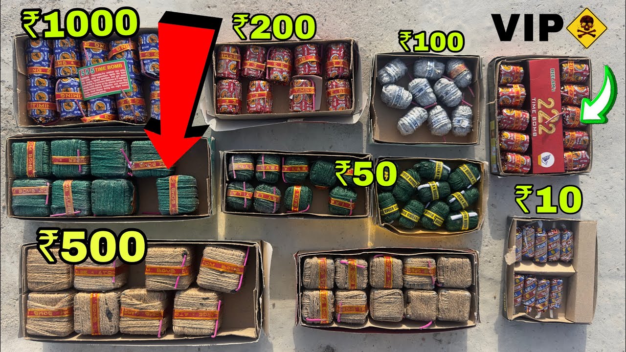 Different Types Of Diwali Top VIP Boom Testing- | Diwali Sutli Bom ...