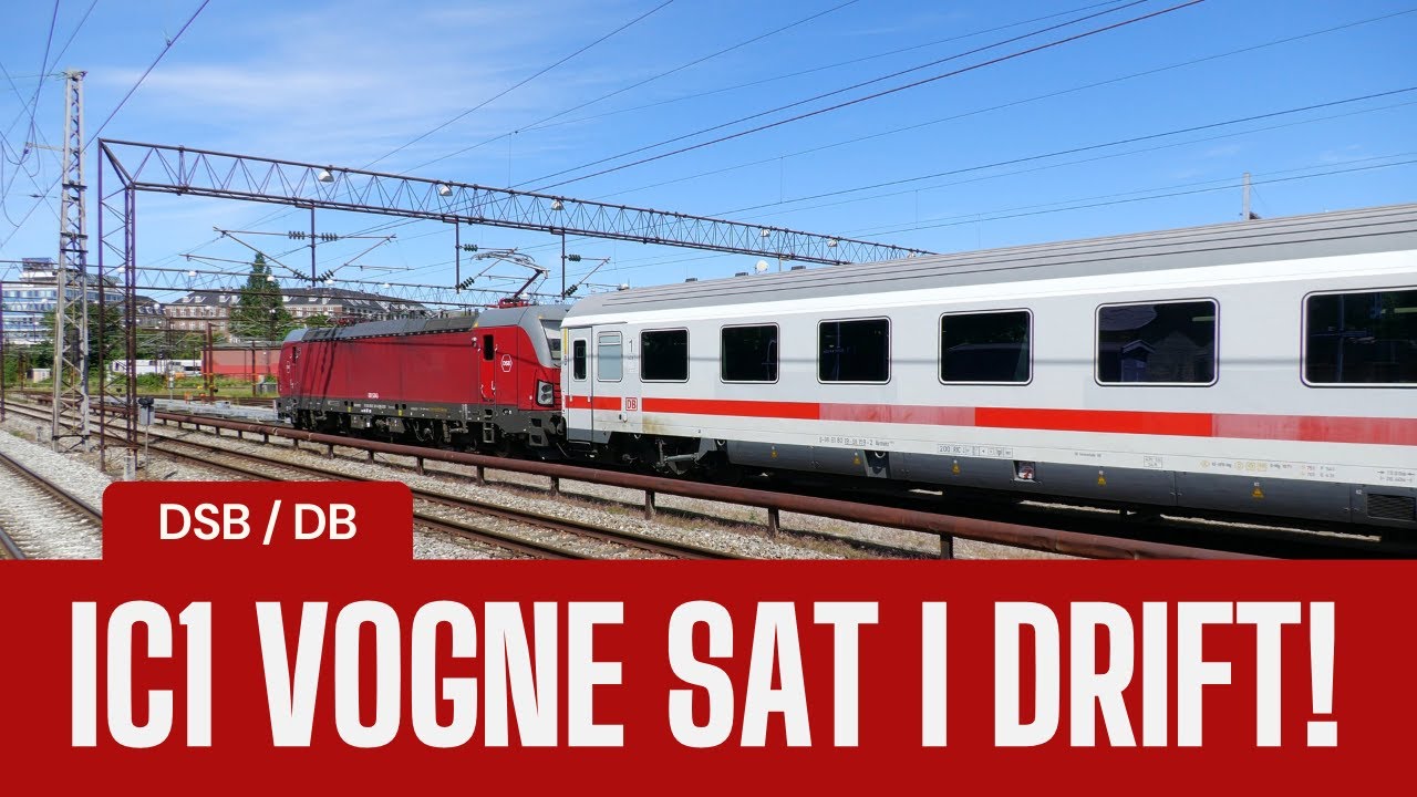 Indsættelse af IC1 vogne til Hamburg - YouTube