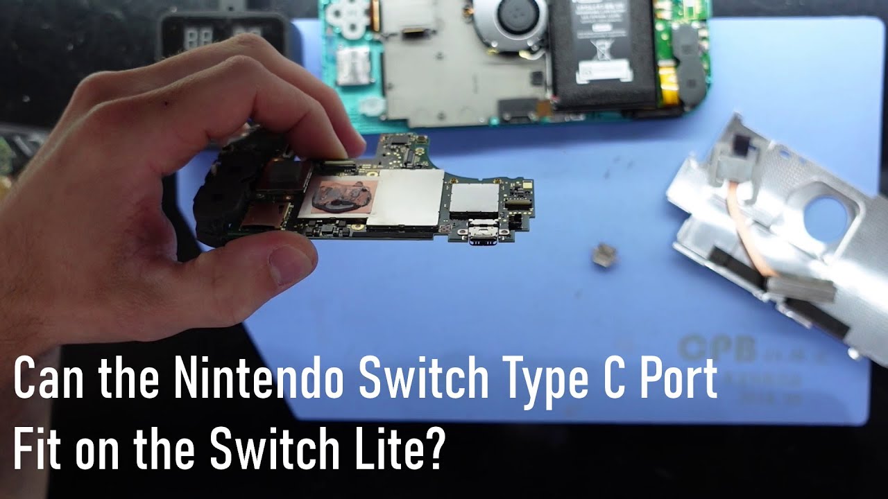 Can you use a nintendo switch type C port on a Switch Lite? - YouTube