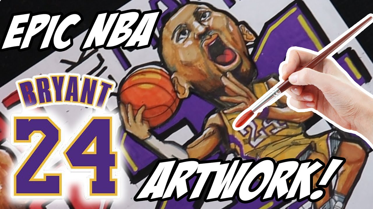 Kobe Bryant Best Dunks | Drawing - YouTube