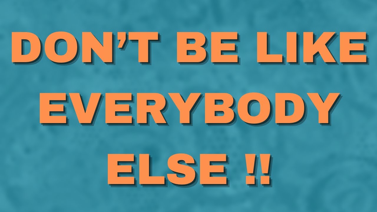 🍁God’s Message🍁| DON'T BE LIKE EVERYBODY ELSE!!!🤐 | God Says | #loa # ...