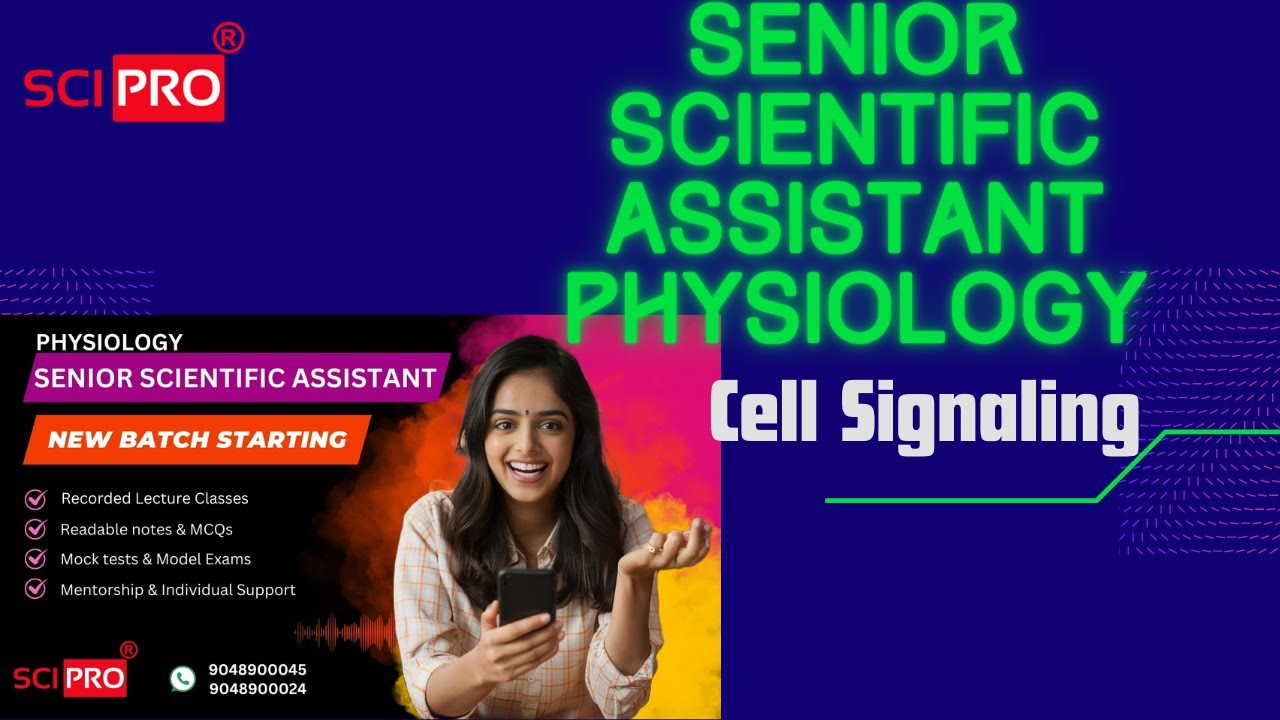 Senior Scientific Assistant Physiology| Medical Education|409/2023|Cell ...