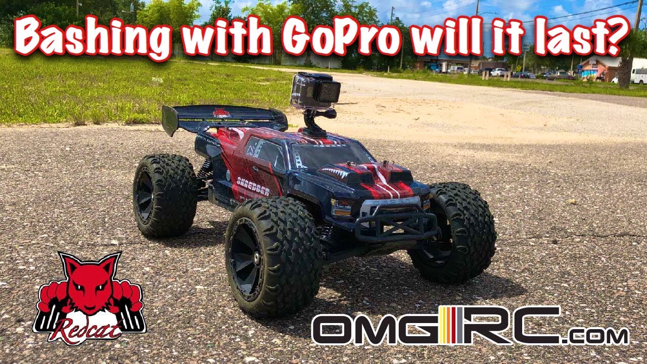 Redcat Racing Shredder 1/6 Scale 4s Bashes with onboard Camera (gopro ...