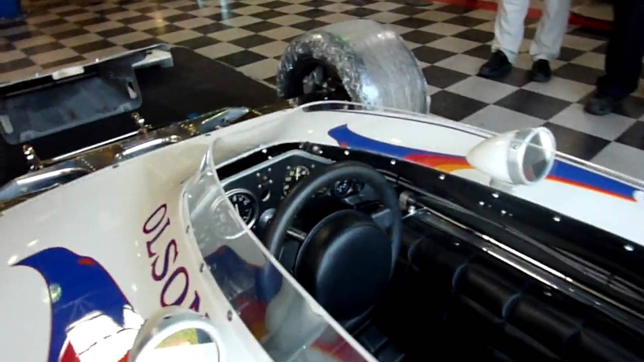 Drake-Offy engine started on a 1972 AAR Eagle Indy car, part 1 - YouTube