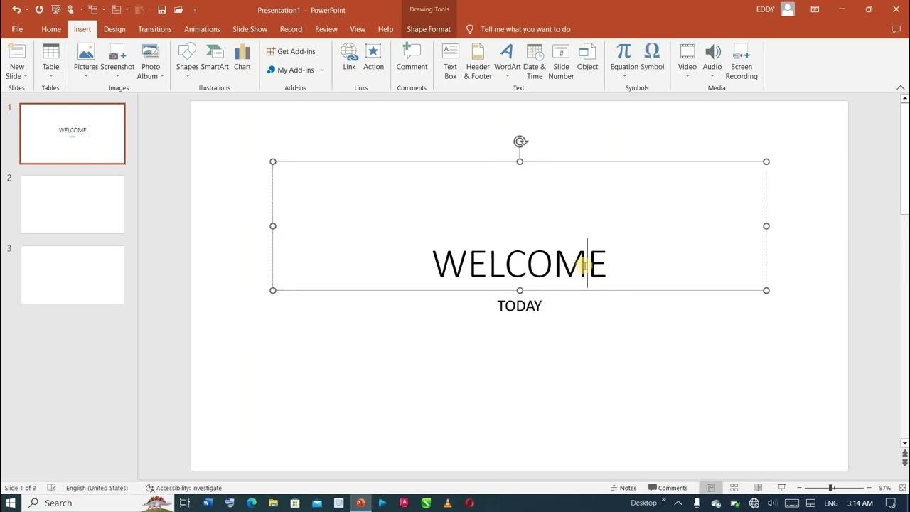 Microsoft PowerPoint Tutorial for beginners - Part 1 - YouTube