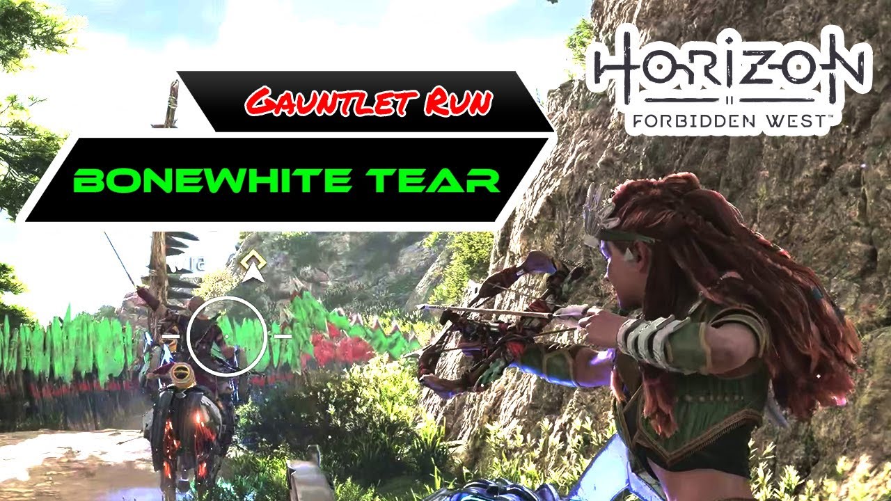 Horizon Forbidden West : Gauntlet Run - Bonewhite Tear [ 4K ] - YouTube