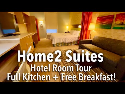 Home2 Suites Room Tour - Full Kitchen & Free Hotel Breakfast! Would You Stay Here?