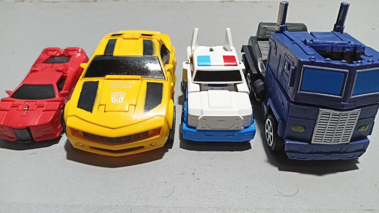 Transformers Toy 4 robot transform cars Galvatron, Battletrap, Optimus ...
