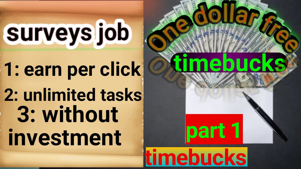 timebucks | surveys job | earn per click | timebucks earn money | earn ...