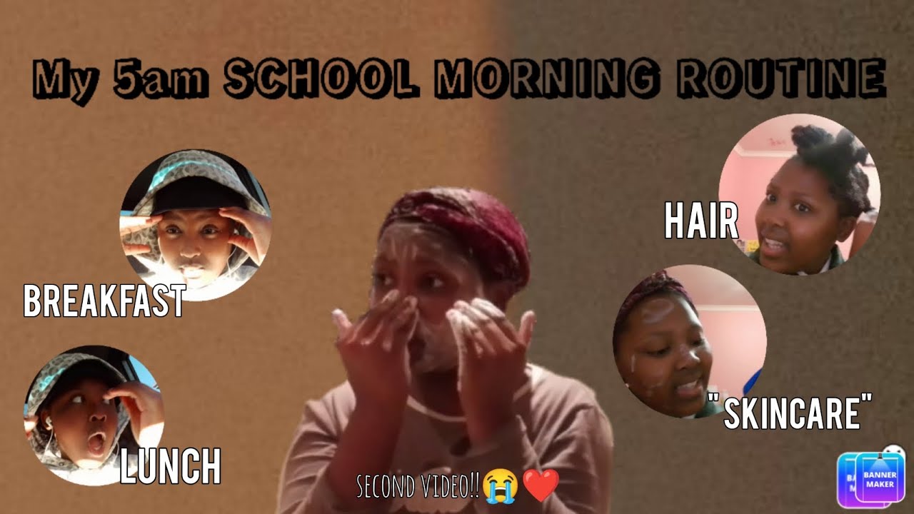 my 5AM SCHOOL MORNING ROUTINE - YouTube