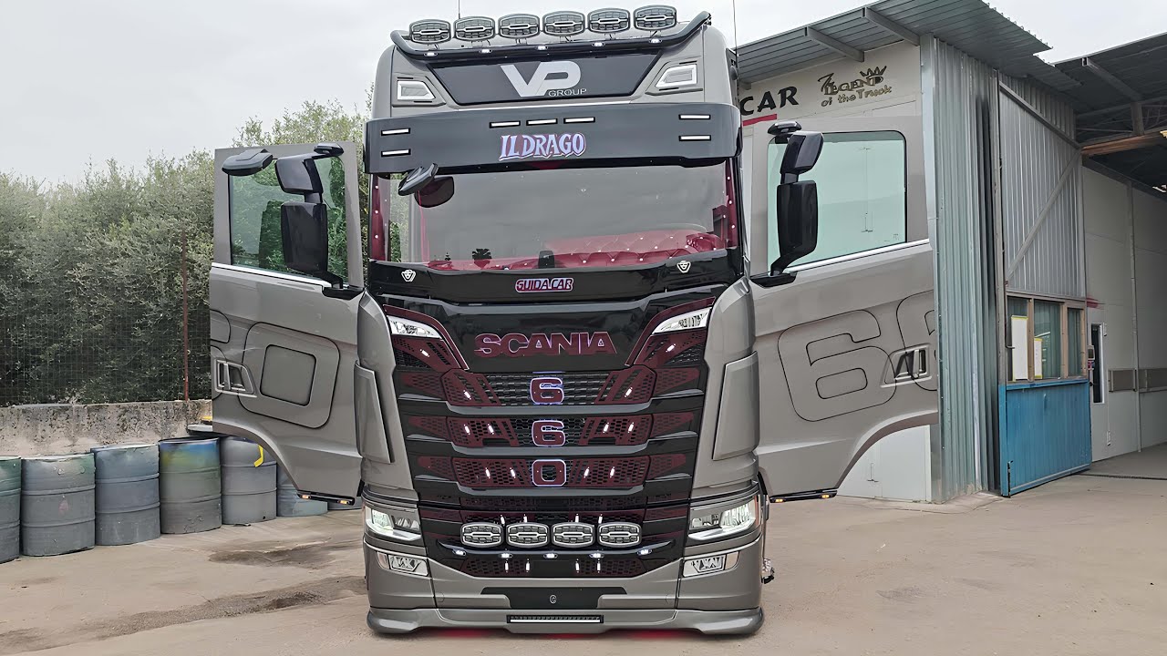 Scania 660S V8 Power 2025 - VP Group "Il Drago" - YouTube