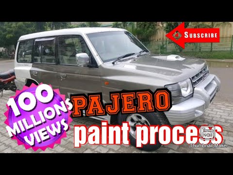 Pajero | part#1| full paint process| .how to paint| .colour coat ...