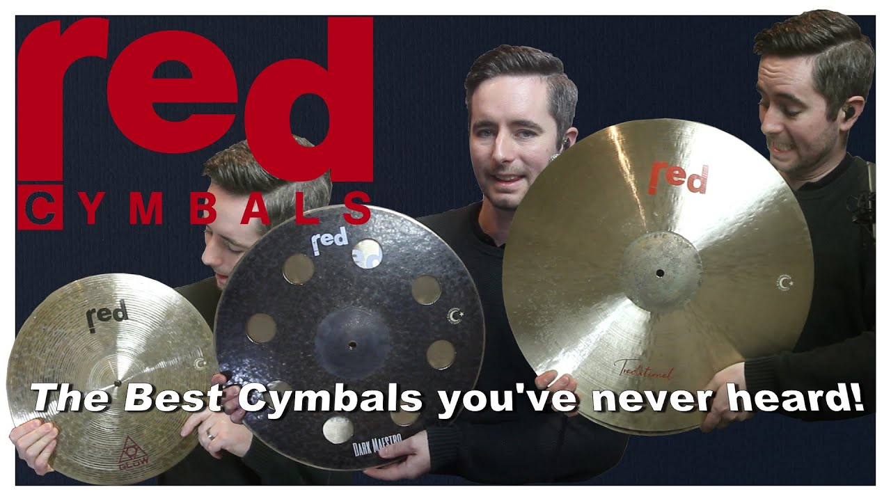 New Cymbals... RED cymbals - YouTube