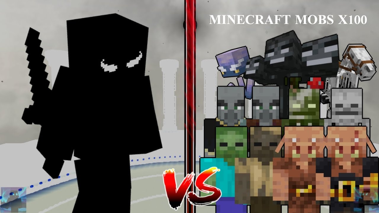 NULL vs ALL MOBS X100 - Minecraft 1.21.41 Epic Mob Battle - YouTube