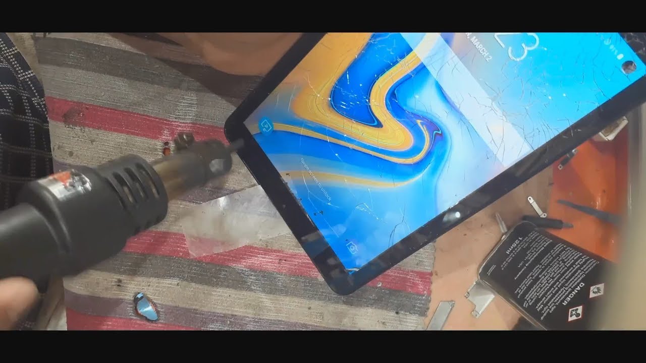 SAMSUNG GALAXY TAB A disassembly SCREEN REPLACEMENT!Galaxy Tab A (SM ...