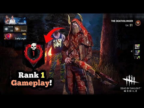 14 Minutes Of Rank 1 DeathSlinger Gameplay! | Dbd Mobile - YouTube
