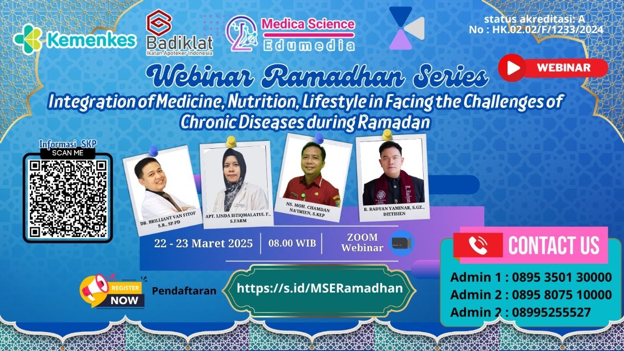 WEBINAR INTEGRATION OF MEDICINE NUTRITION LIFESTYLE IN THE CHALLENGES OF CHRONIC DISEASES IN ...