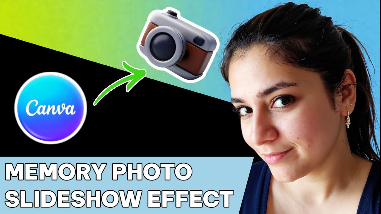 How to create memory photo slideshow effect in Canva - YouTube