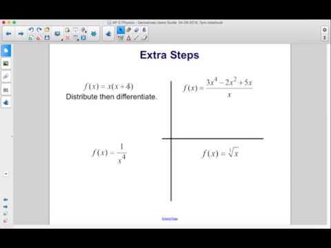 AP Physics C Calculus Derivatives Intro Pt 2 - YouTube