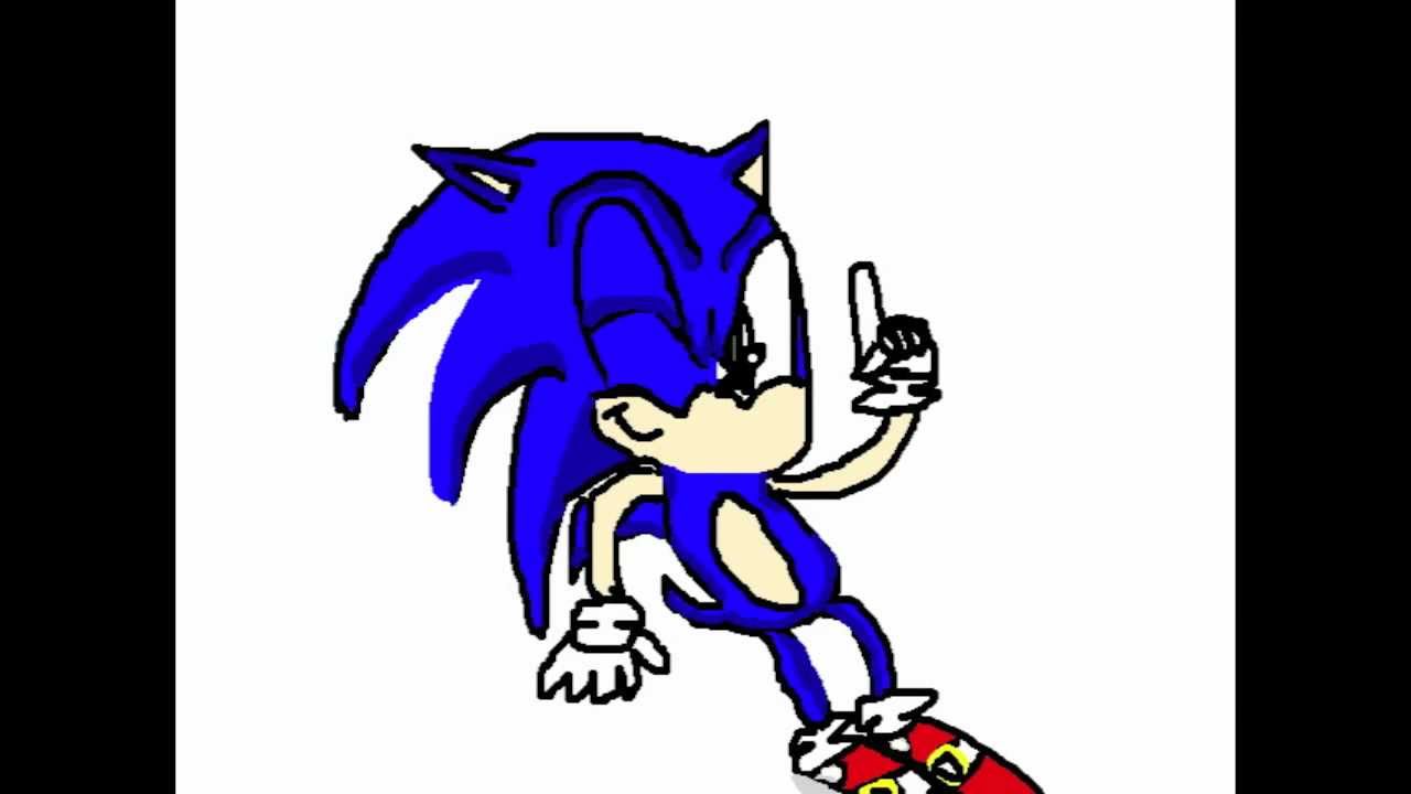 Sonic Winking Animation - YouTube