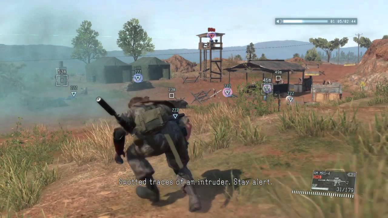 METAL GEAR SOLID V: THE PHANTOM PAIN sleeping gas assault rocks! - YouTube