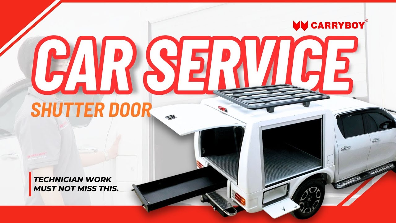 Service Bodies feature a chassis mount canopy with electric roller ...