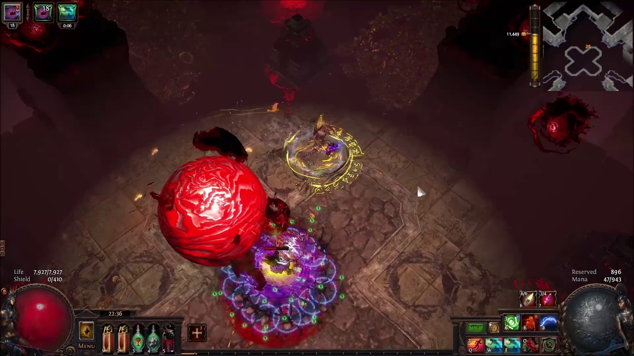 Path of Exile: Arakaali's Fang Build V2 - YouTube