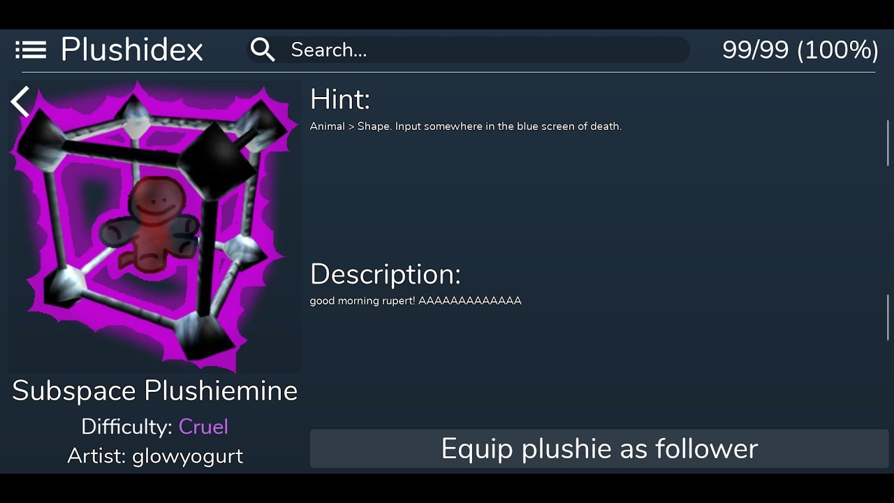 How to get Subspace Plushiemine - ROBLOX Find The Plushies - YouTube