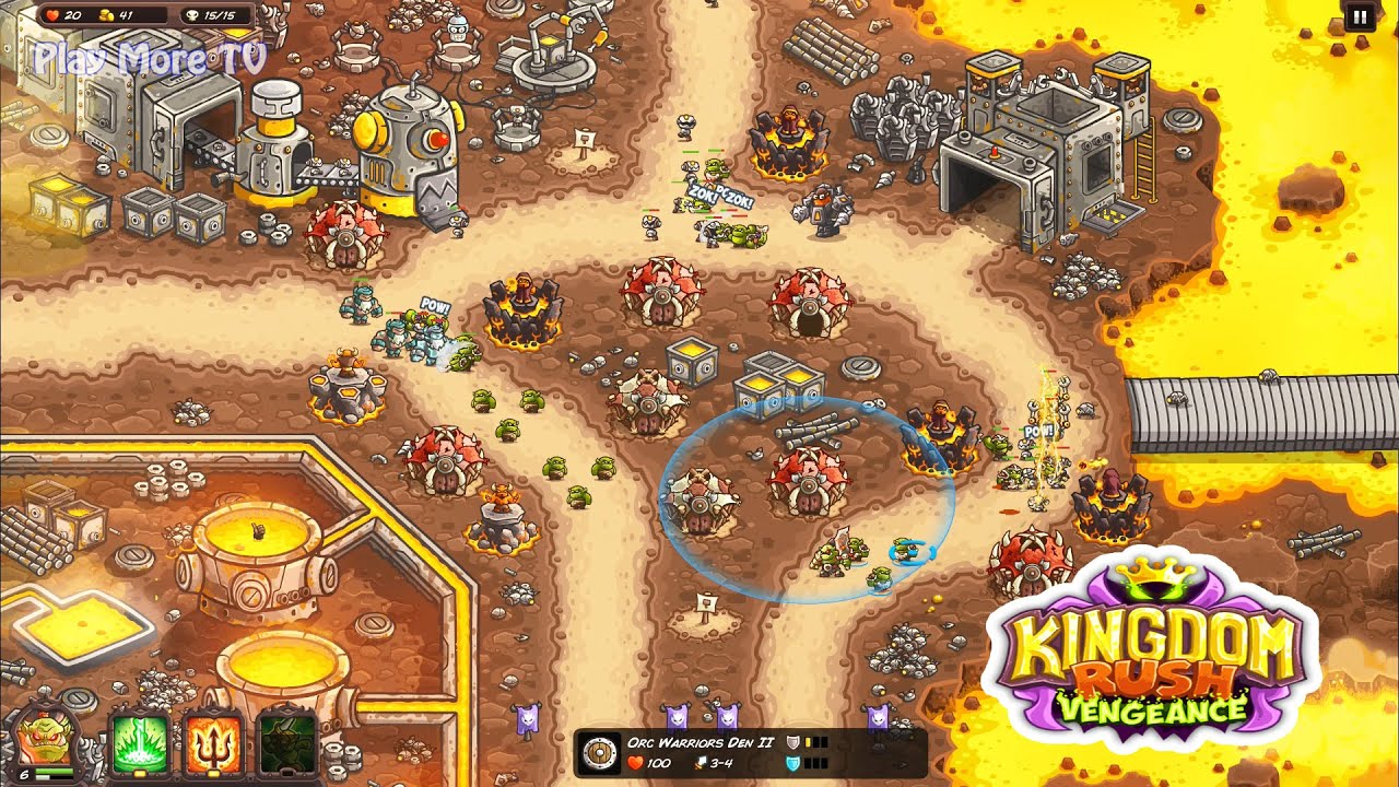 Kingdom Rush Vengeance Level 5 - Clockwork Factory [Hardest mode 3 Star ...