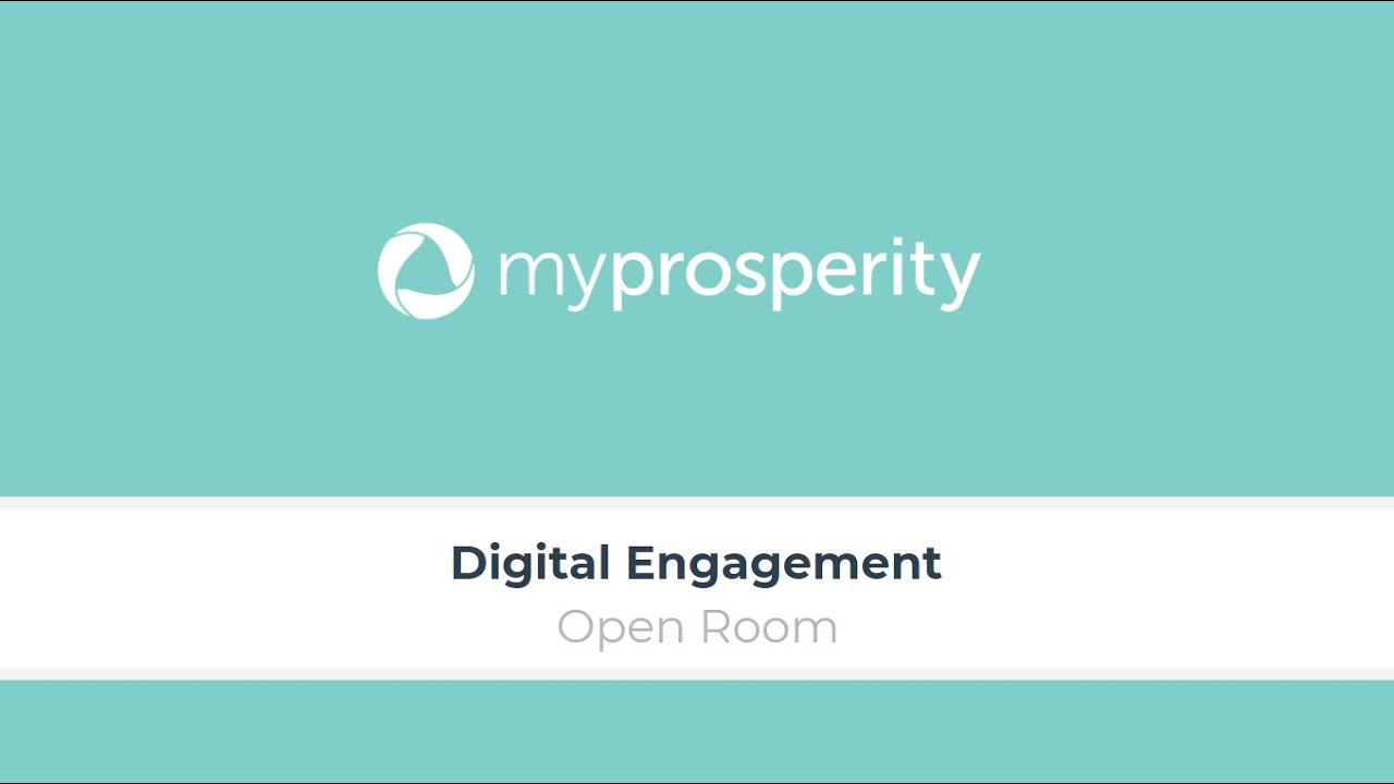 myprosperity digital engagement 101 webinar - YouTube