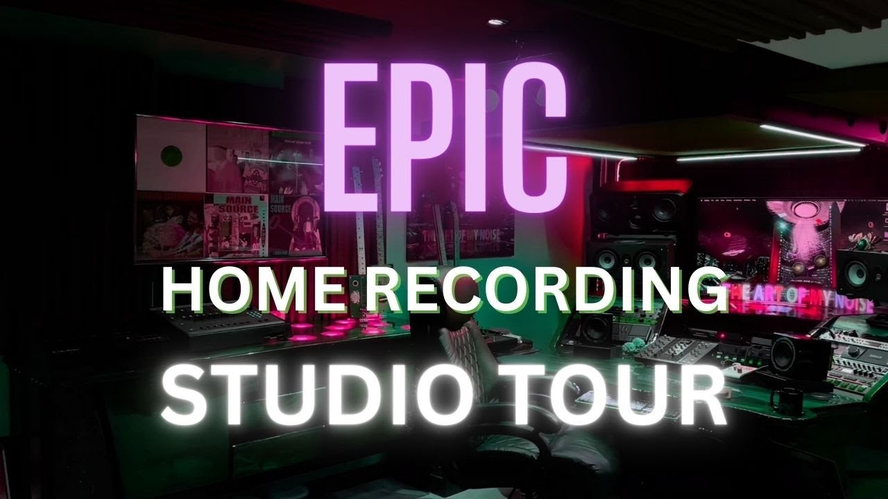 EPIC Home Recording Studio Tour w/ Producer Dizzy Scratch - YouTube