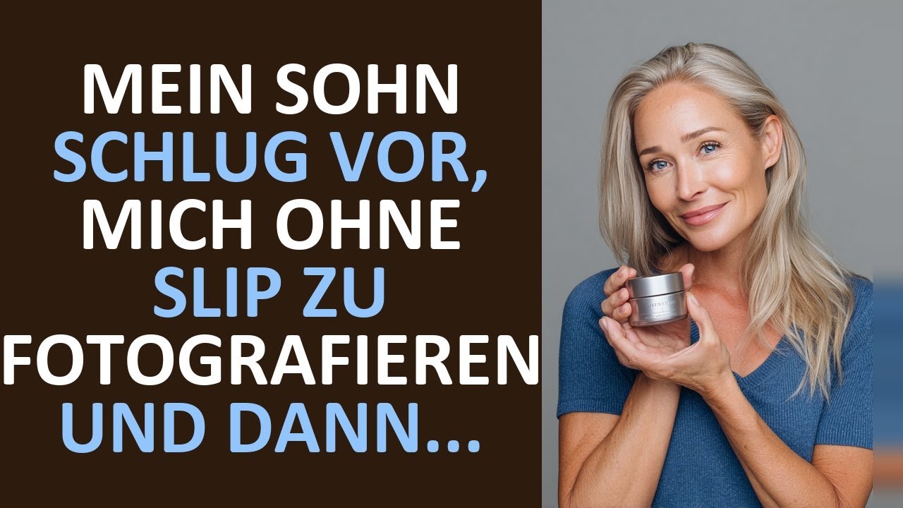 MEIN SOHN SCHLUG VOR, MICH ZU FOTOGRAFIEREN... ABER DAS HÄTTE ICH NIE ...